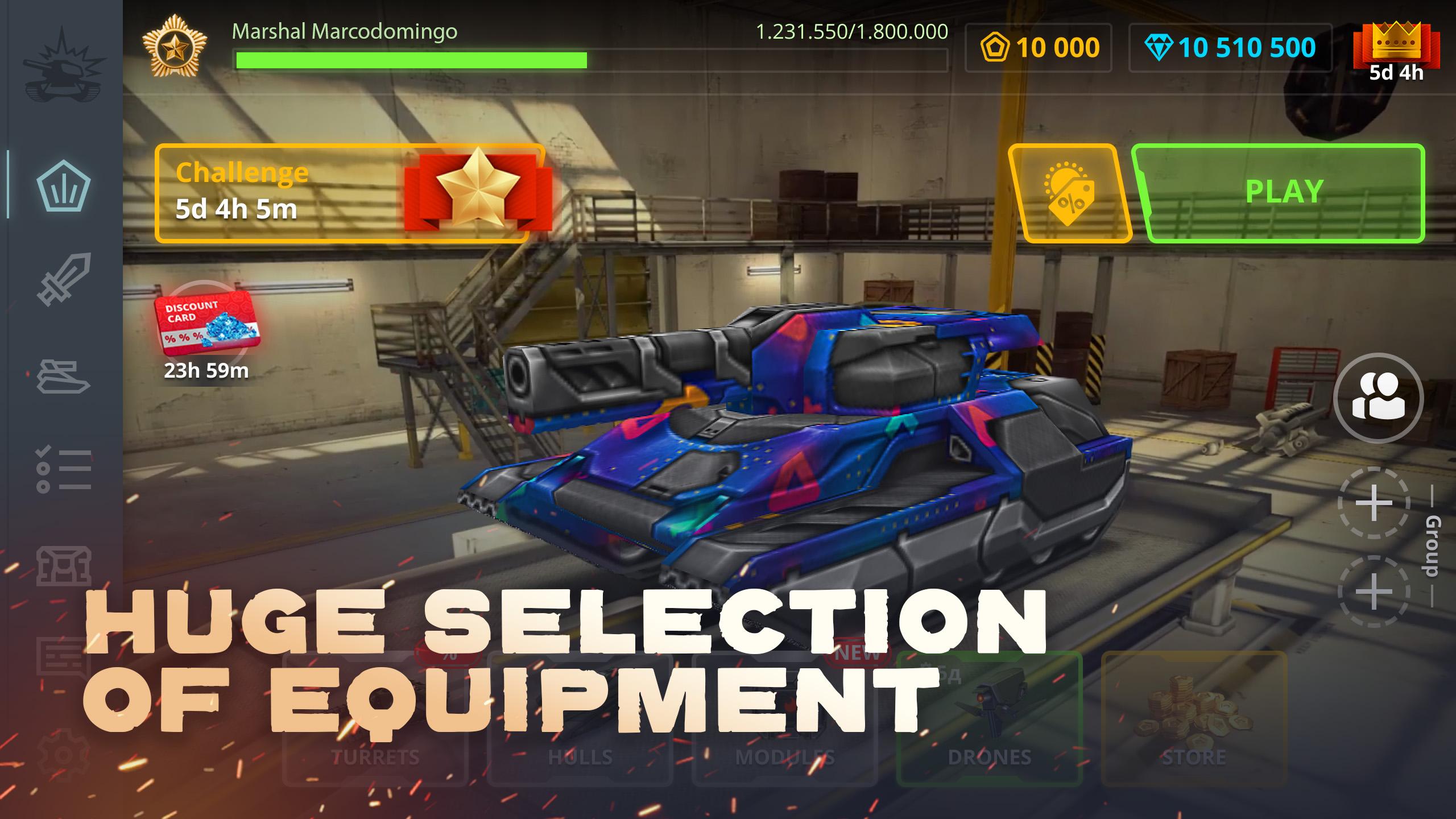 Download Play Tanki Online PvP tank shooter on PC Mac Emulator
